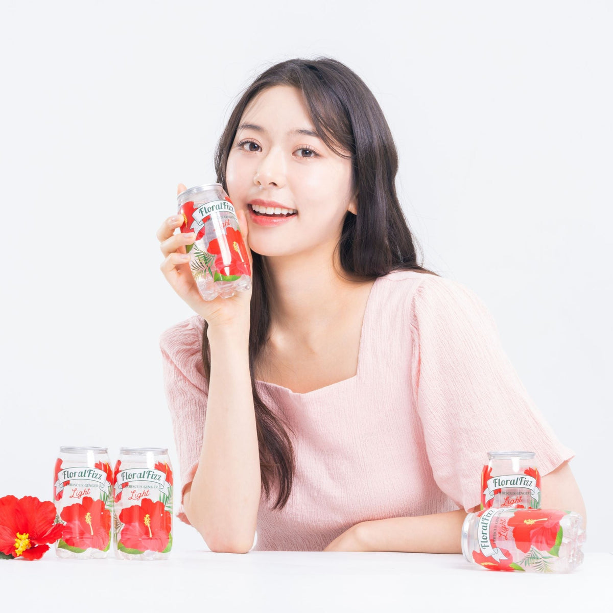 [Bling Booster] Floral Fizz Hibiscus Ginger Zero Calorie Soda 花漾菲茲玫瑰茄生 ...